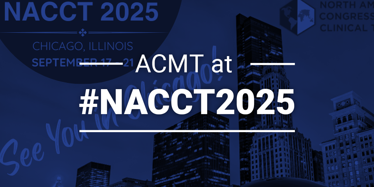 ACMT at NACCT - Main Conference Activities - ACMT